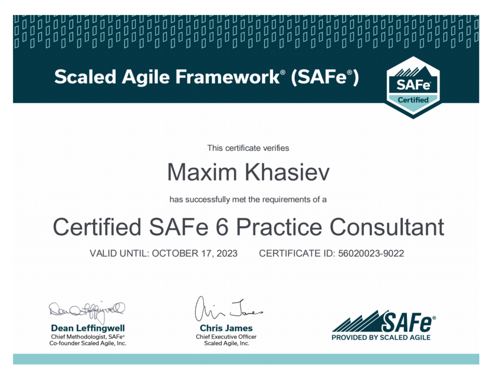 SAFe 6.0 Release – Updated Scaled Framework | Maximize Agile - Delivery ...